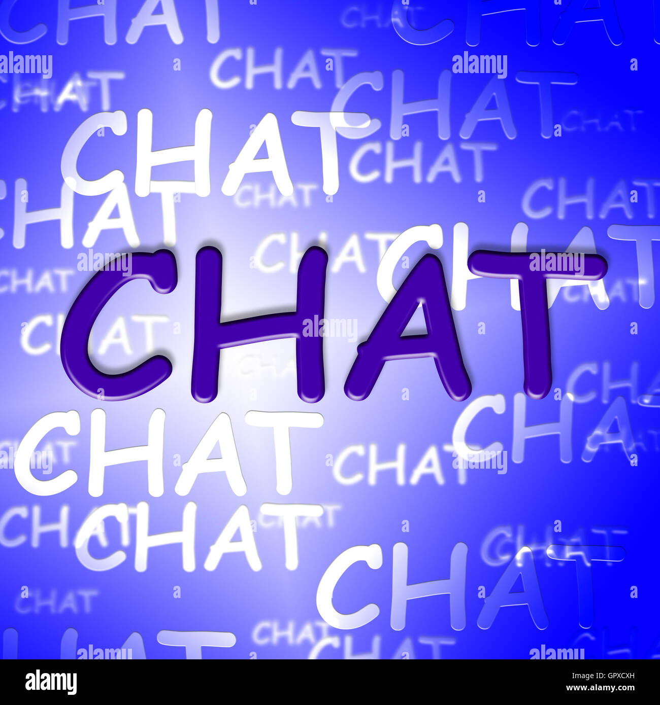 Chat words hi-res stock photography and images - Alamy