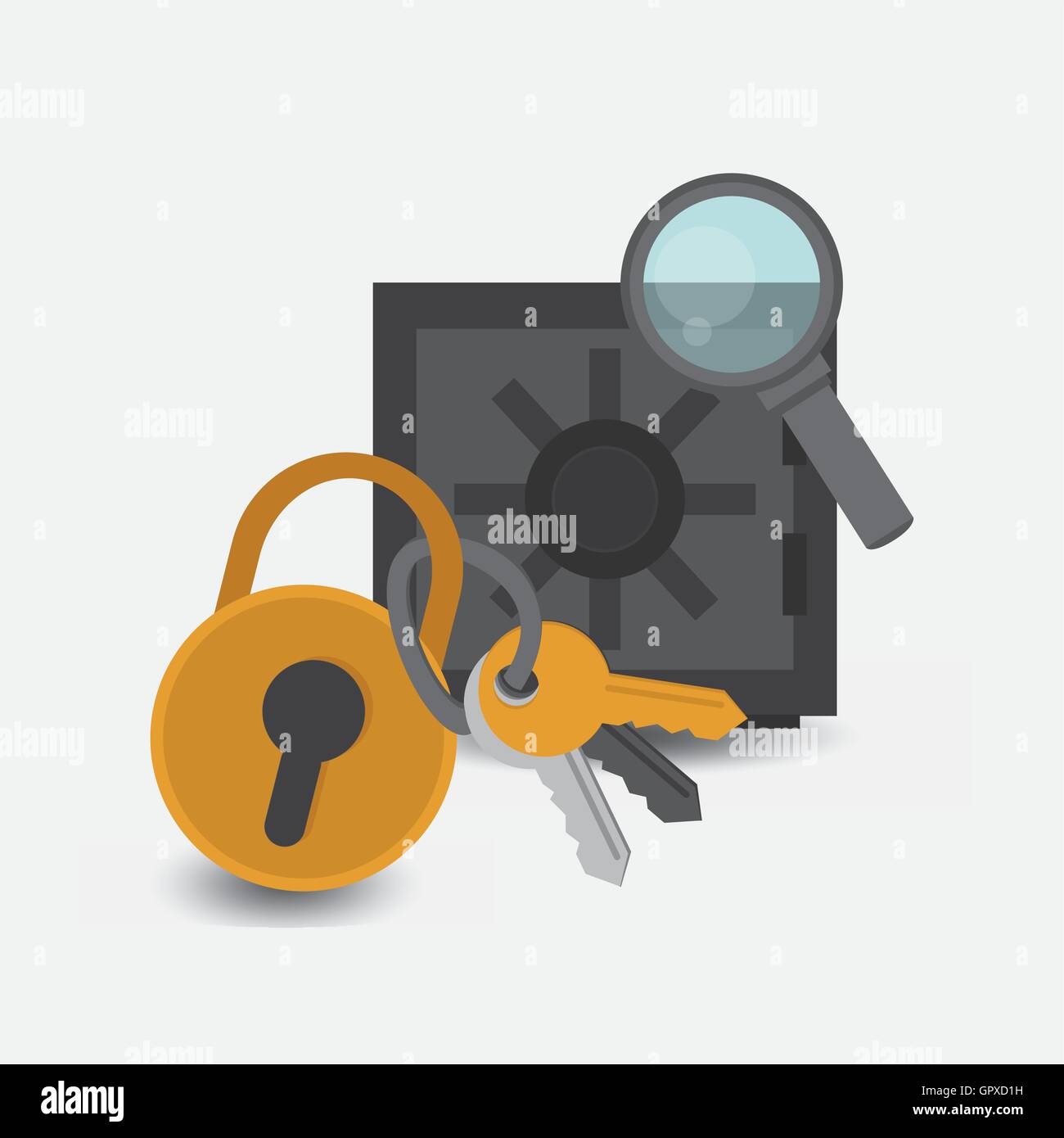 safety lock system security design Stock Vector Image & Art - Alamy