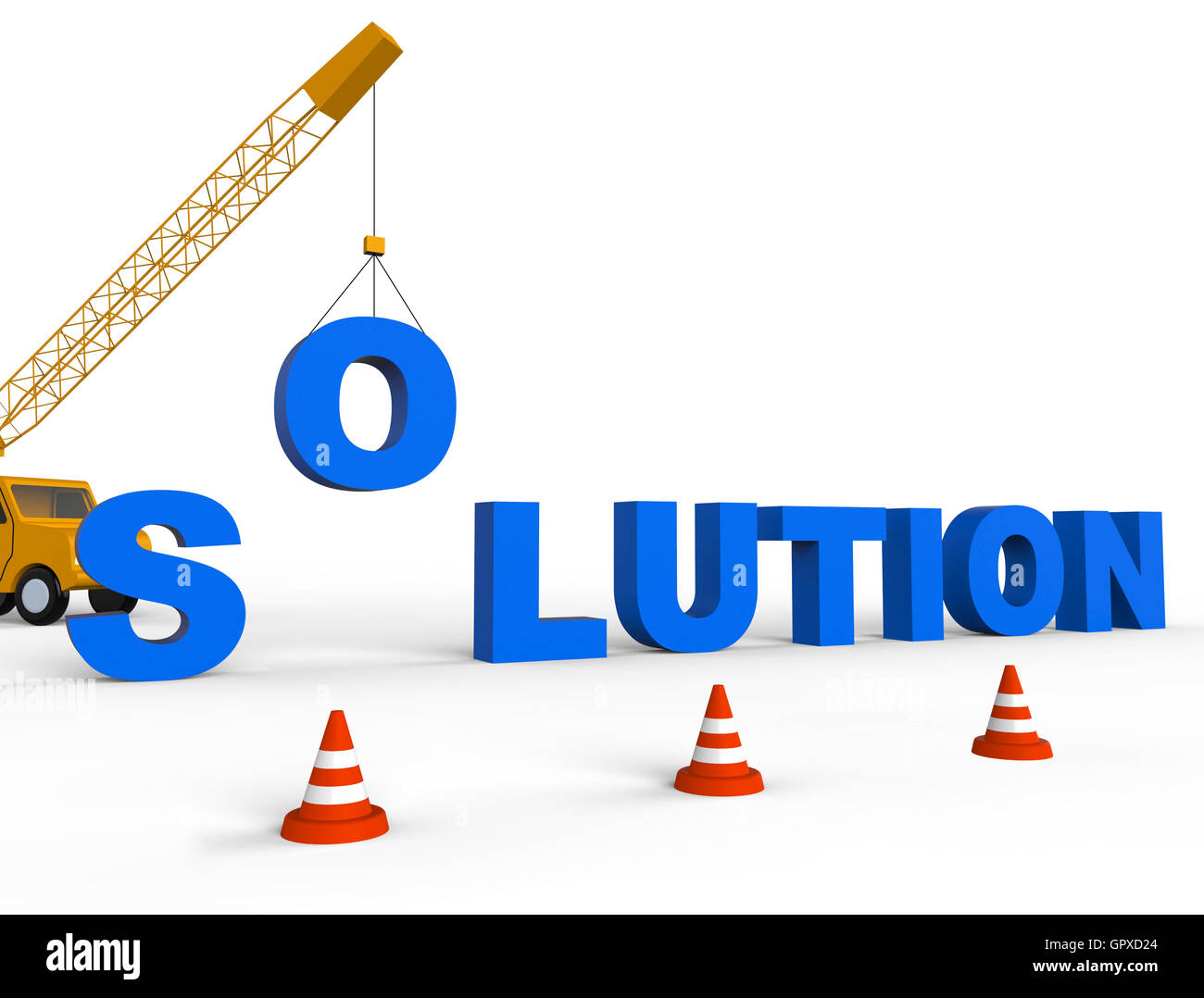 Build Solution Representing Resolution Achieve And Builds 3d Rendering ...