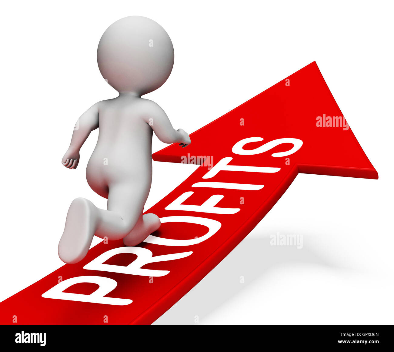 Profit sign representing revenue growth hi-res stock photography and ...