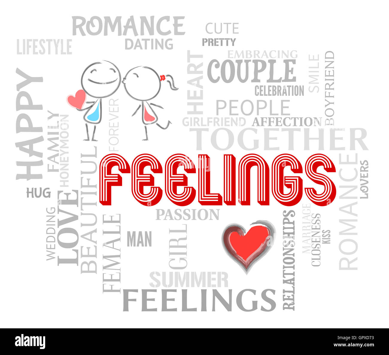 Feelings and emotions Cut Out Stock Images & Pictures - Alamy