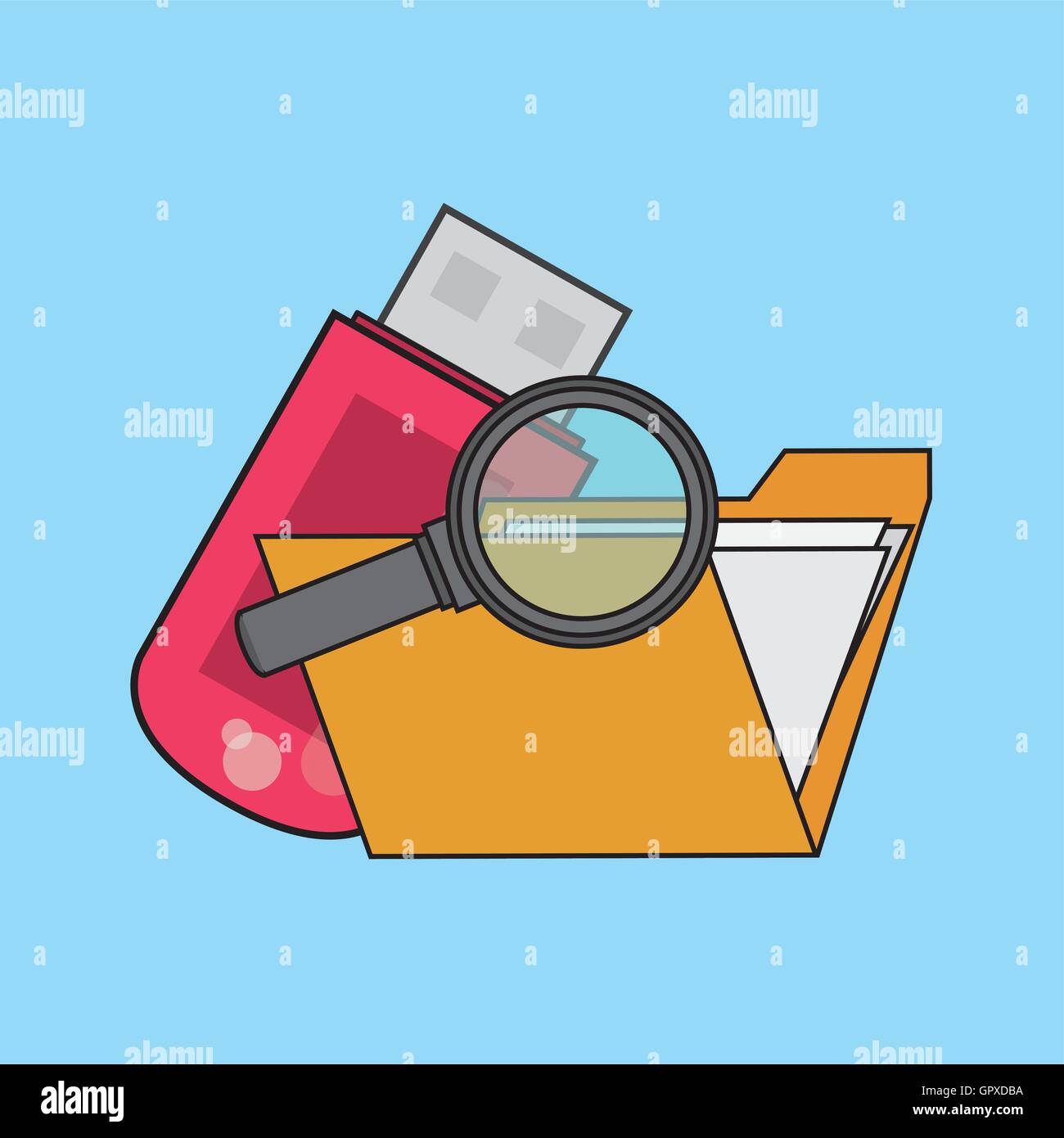 Envelope file folder system hi-res stock photography and images - Alamy