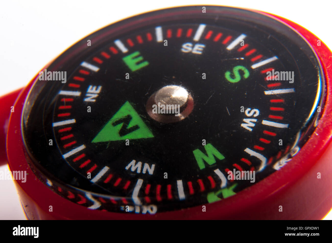 Compass showing north direction Stock Photo - Alamy