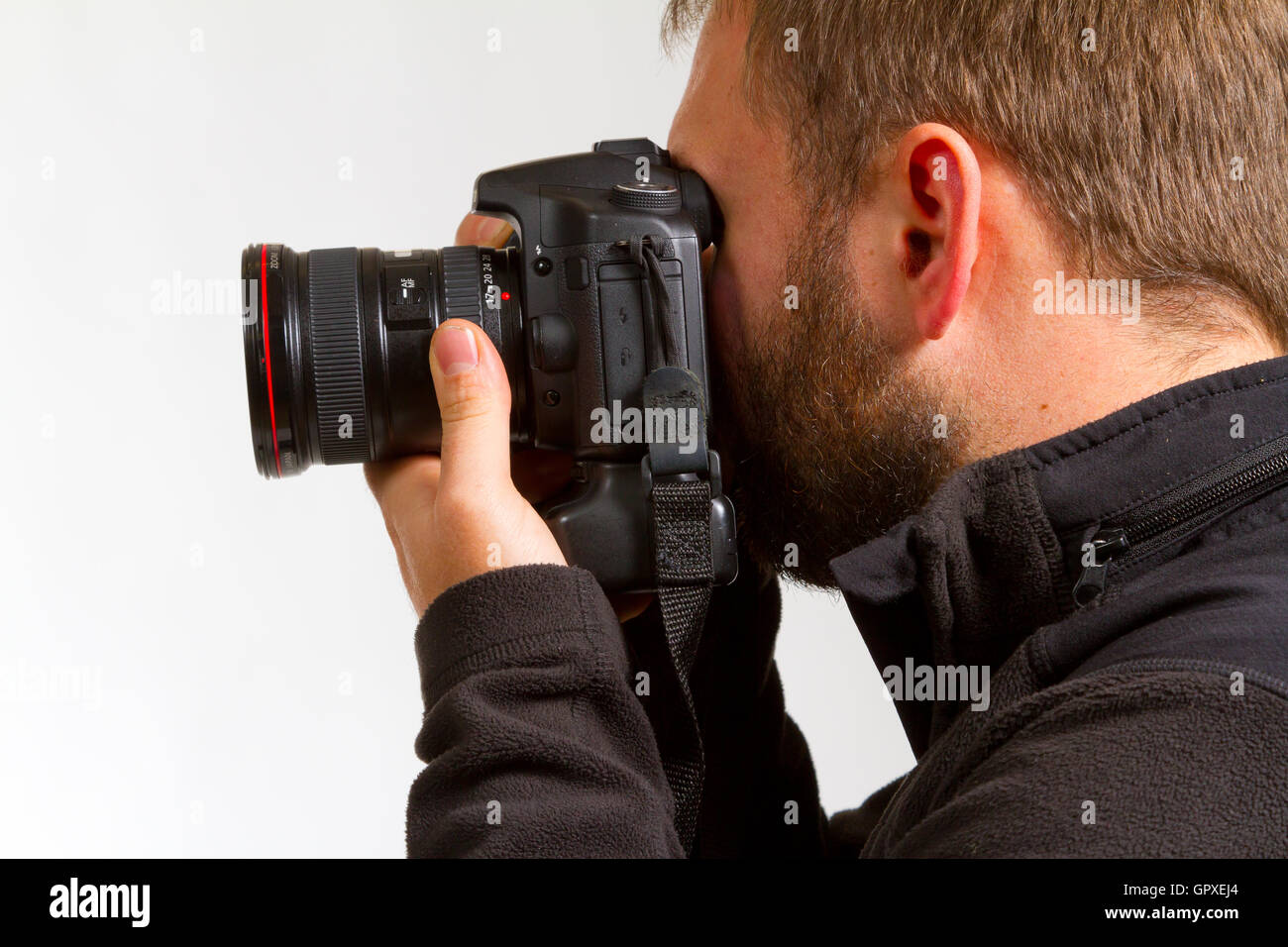 Photographer and Camera Stock Photo - Alamy