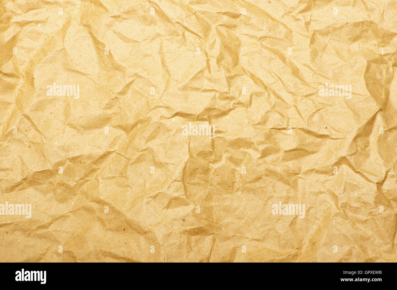 Old Crumpled Paper Stock Photo - Alamy