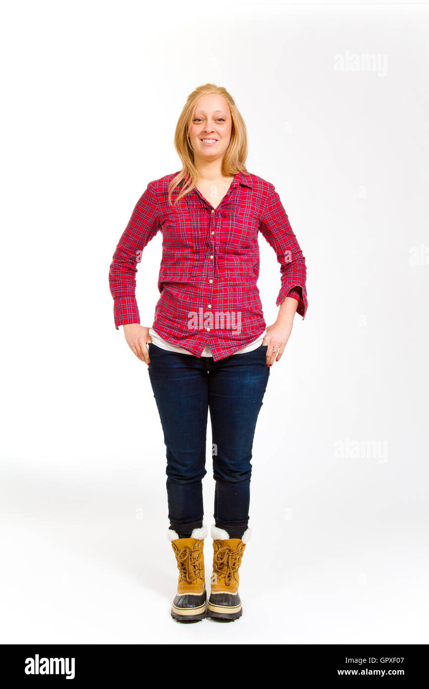 Woman Studio Portrait Stock Photo - Alamy