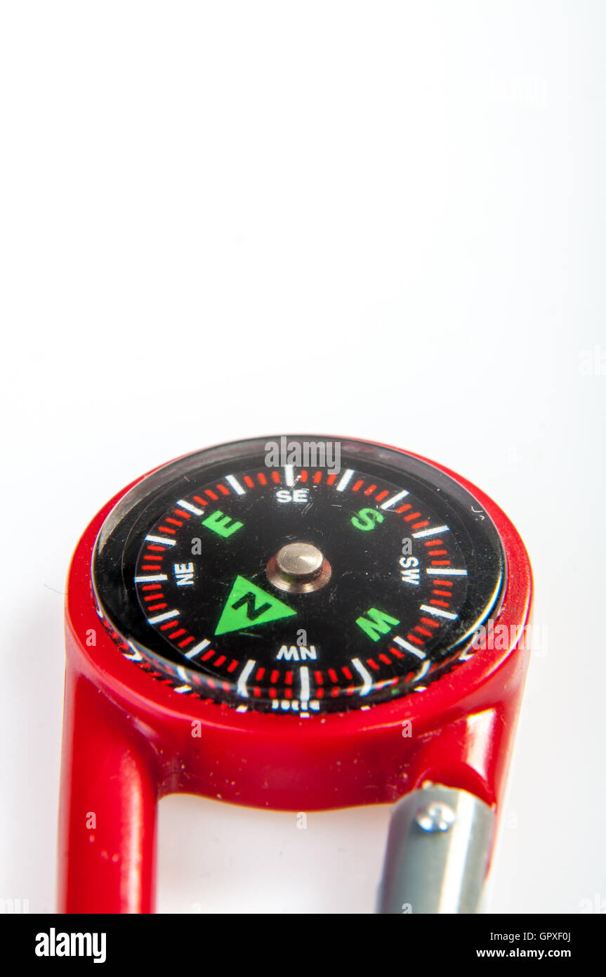 Compass showing north direction Stock Photo - Alamy