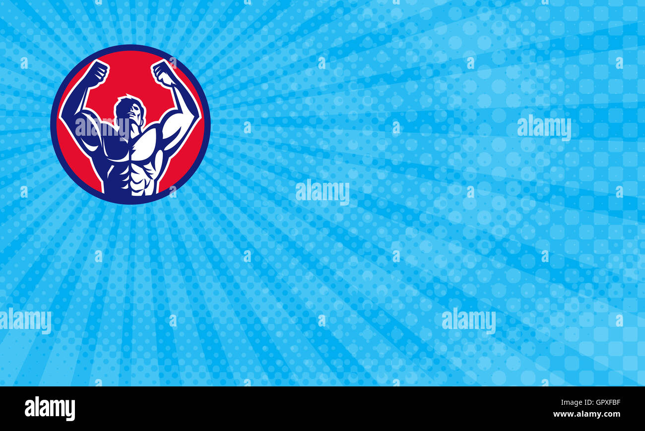 Body builder business card hi-res stock photography and images - Alamy