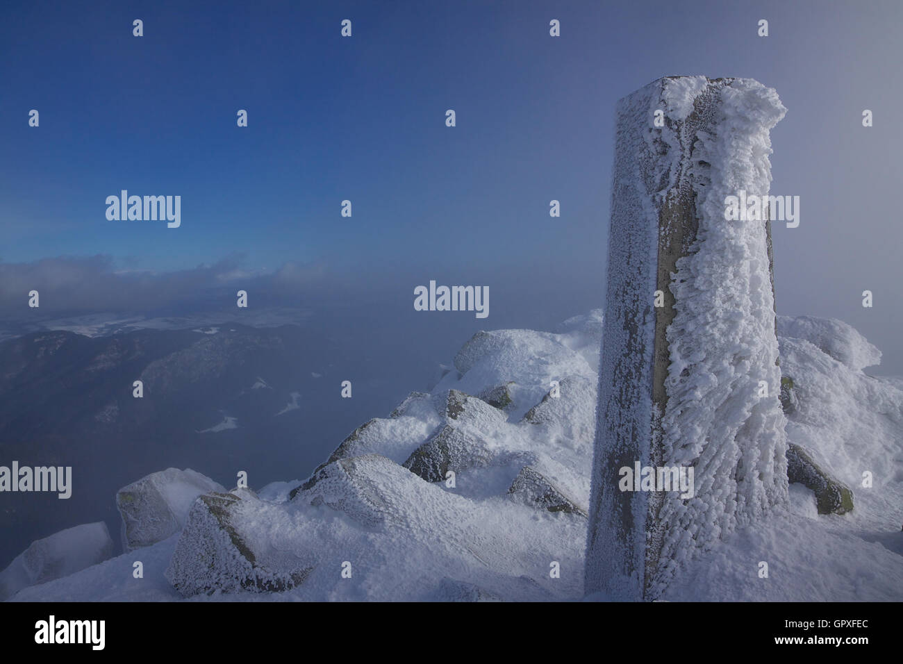 Winter in Slovakia Stock Photo - Alamy