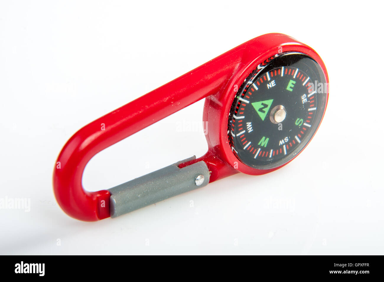 Compass showing north direction Stock Photo - Alamy