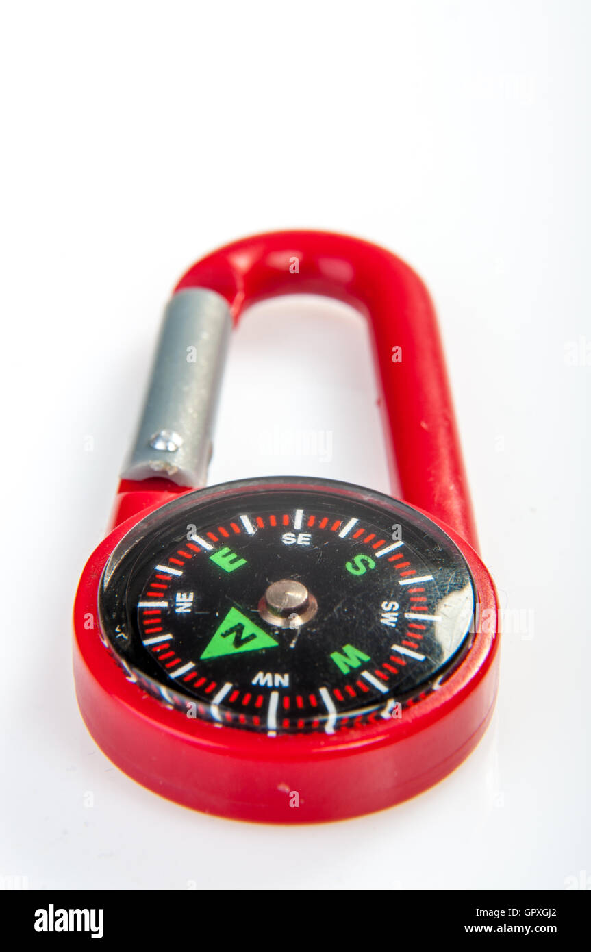 Compass showing north direction Stock Photo - Alamy