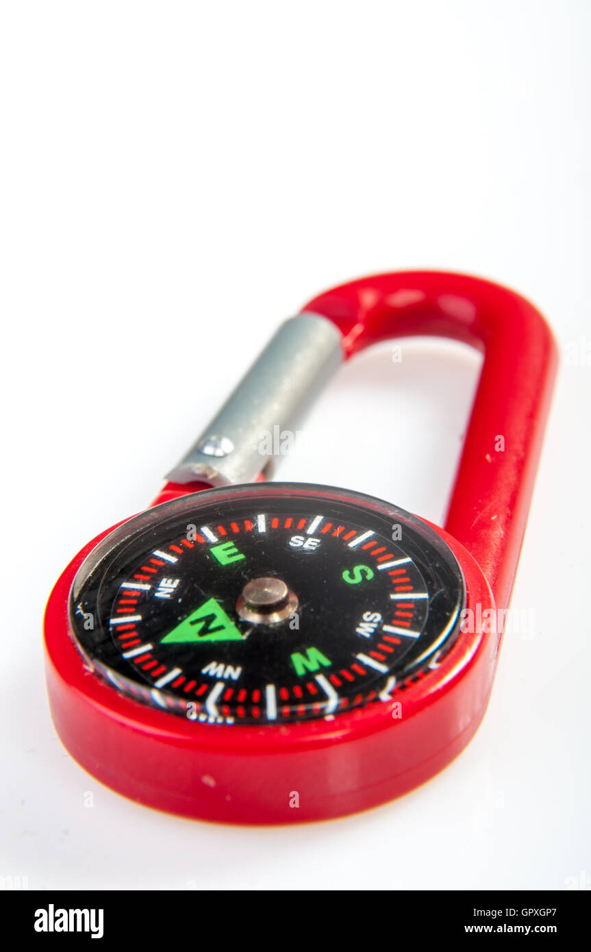 Compass showing north direction Stock Photo - Alamy