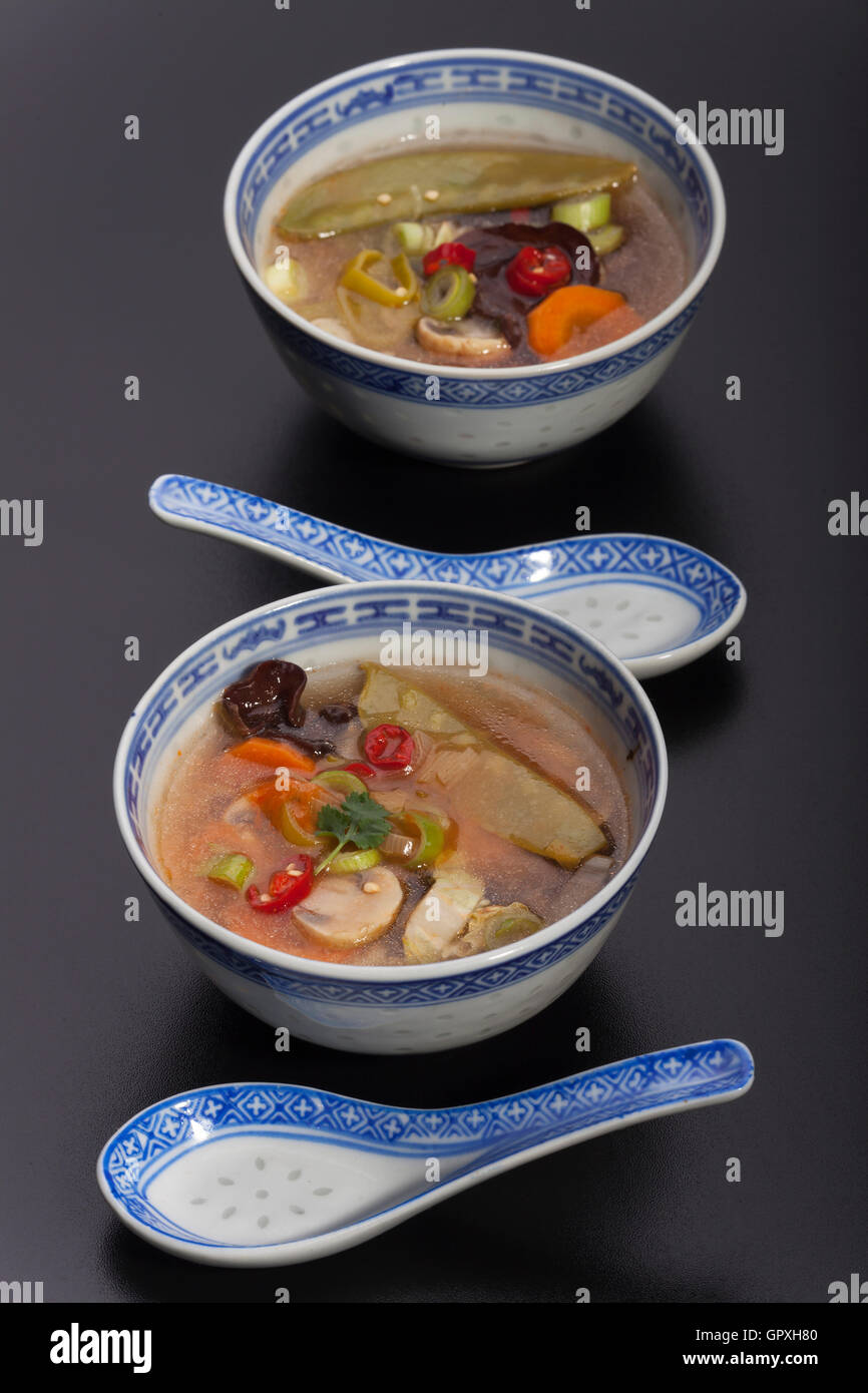 chinese sweet and sour soup Stock Photo - Alamy