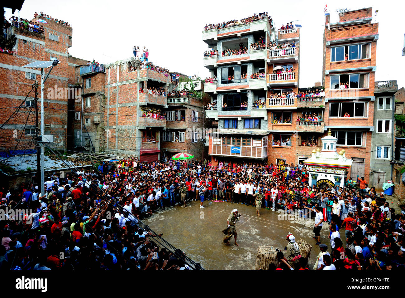 Yearly Festival "Gaijatra Stock Photo - Alamy