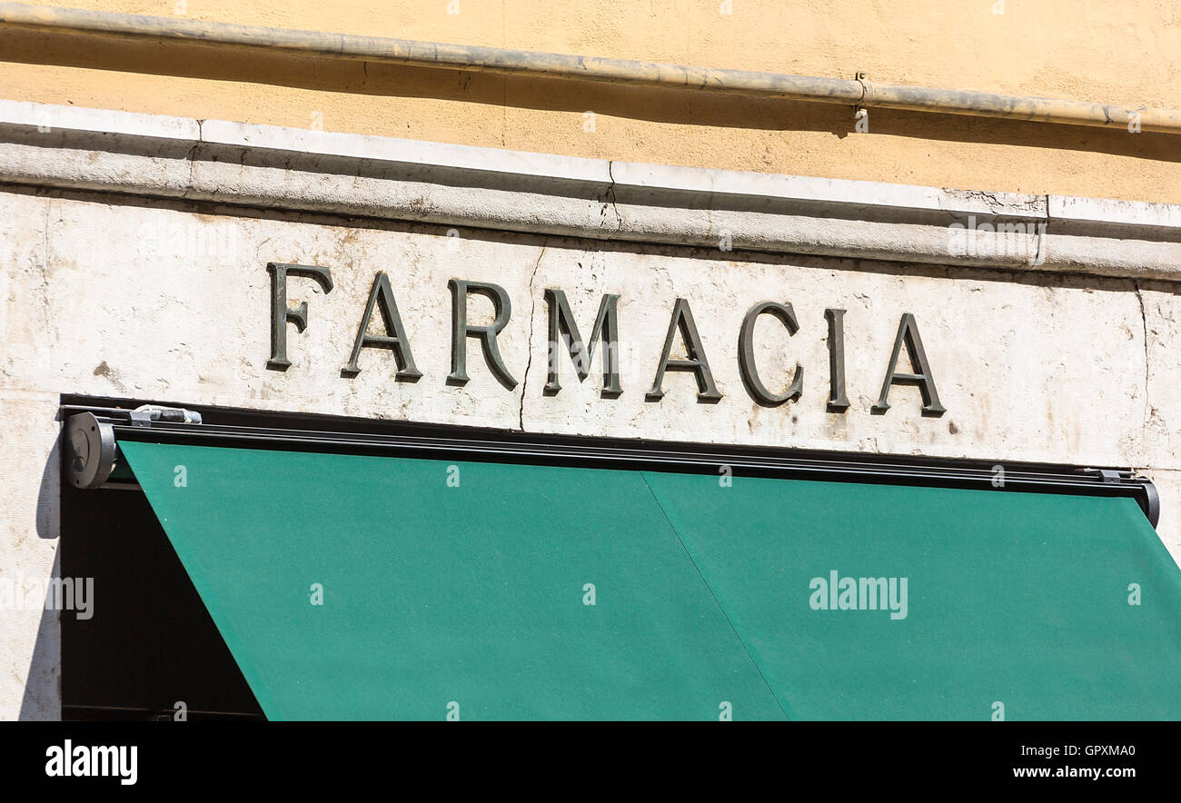 Old pharmacy sign hi-res stock photography and images - Alamy