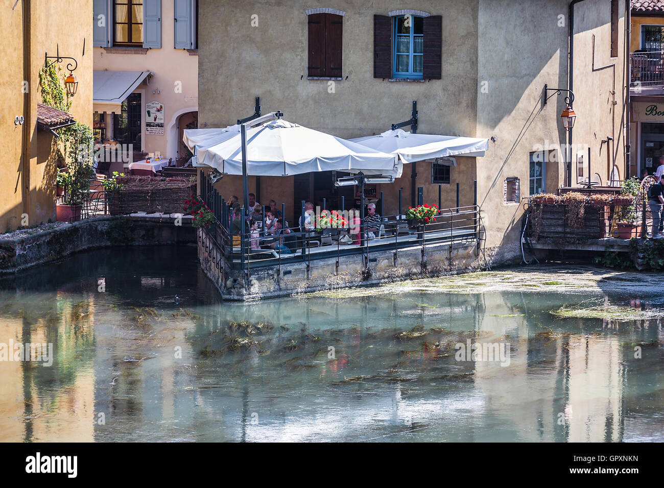 Ancient restaurant typical italian medieval hi-res stock photography ...