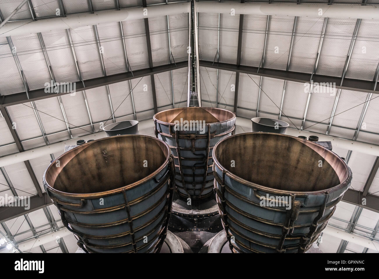 Rocket engine exposed Stock Photo - Alamy