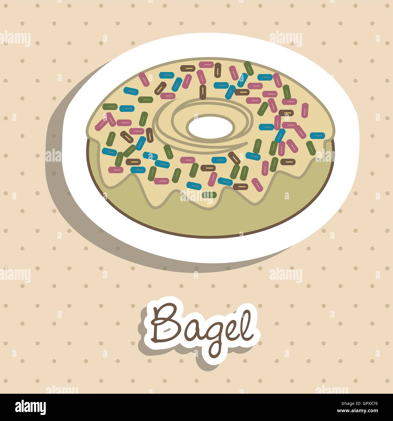 Ring shaped donut Stock Vector Images - Alamy