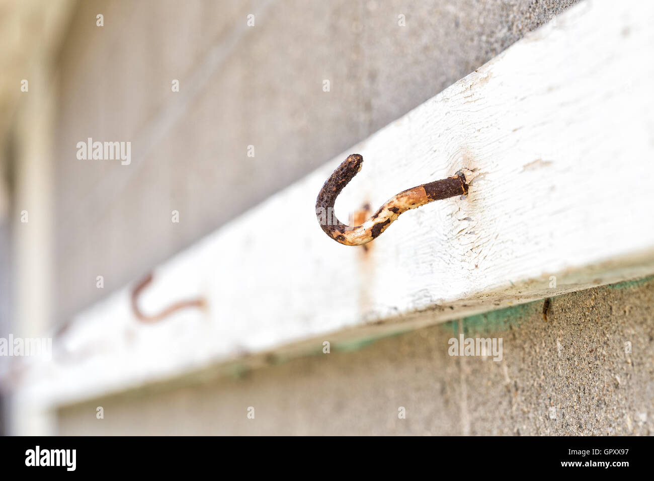 Wood hook hi-res stock photography and images - Alamy