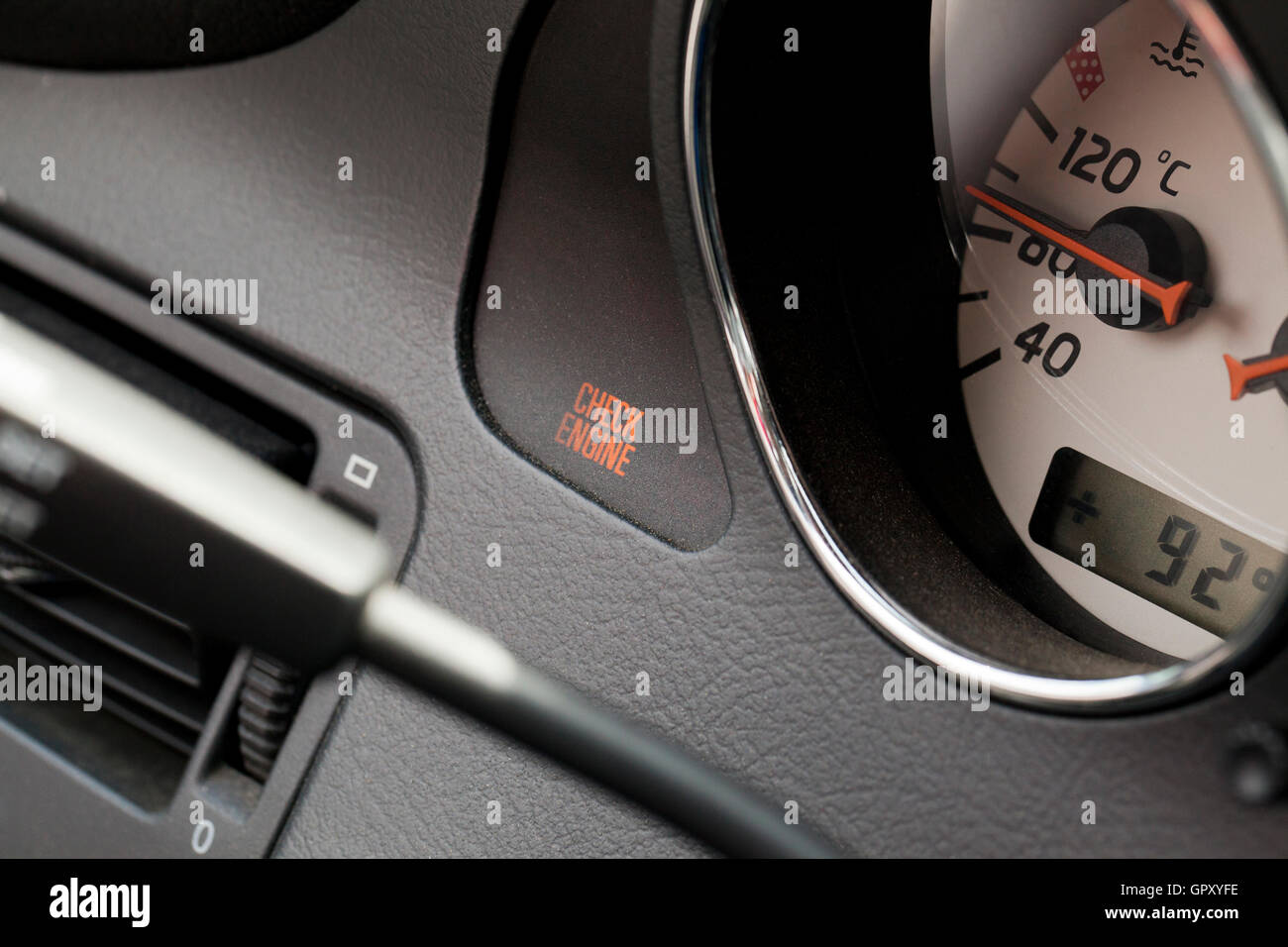 Check engine light hi-res stock photography and images - Alamy