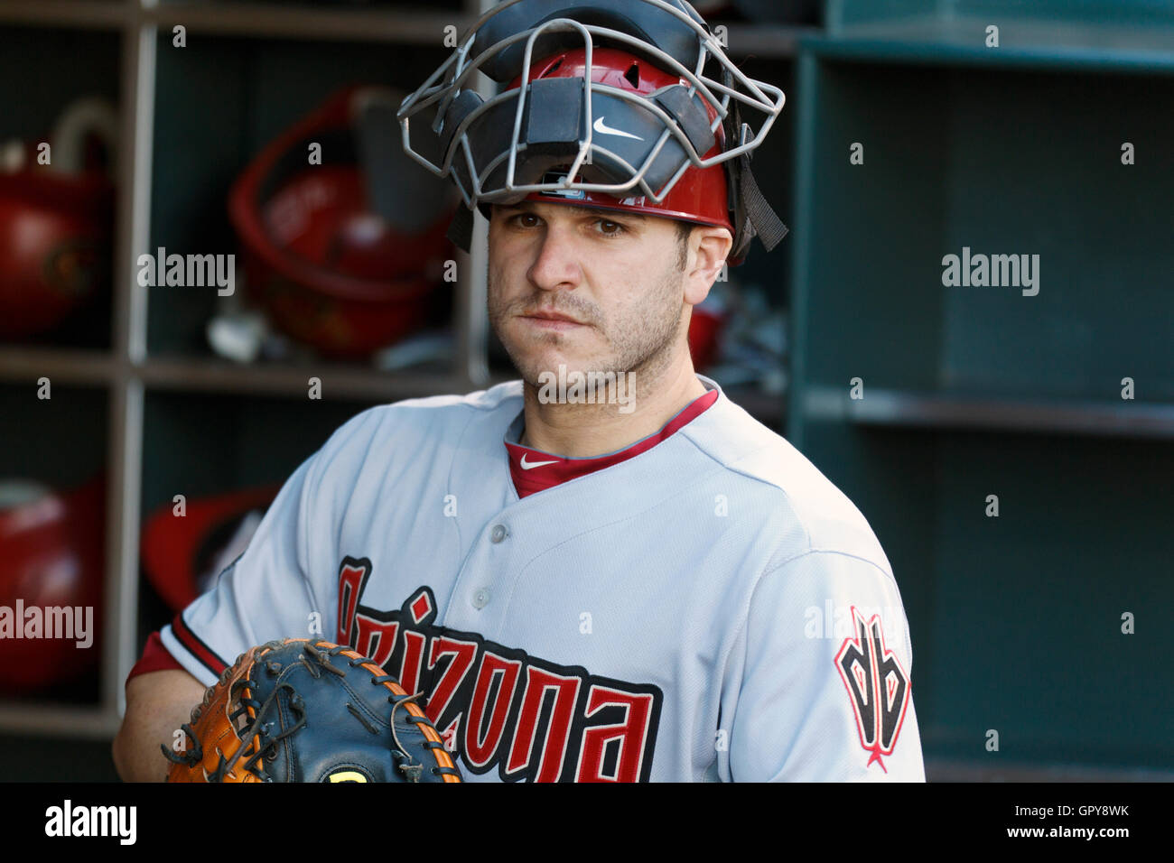 May 10, 2011; San Francisco, CA, USA; Arizona Diamondbacks catcher ...