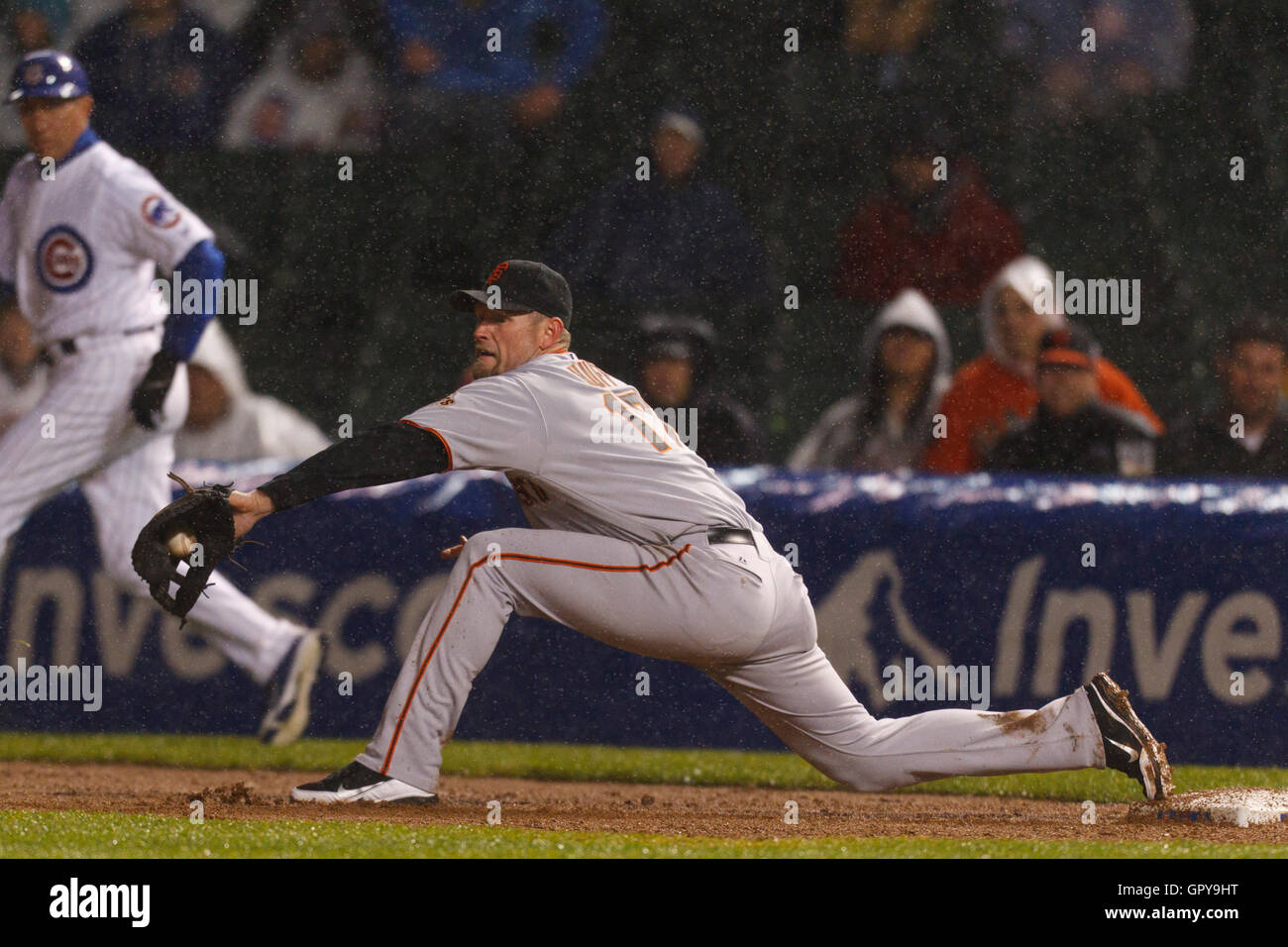 May 14, 2011; Chicago, IL, USA; San Francisco Giants first baseman ...