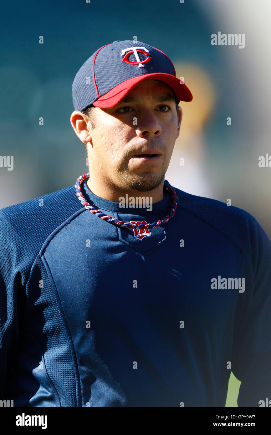 May 18, 2011; Oakland, CA, USA; Minnesota Twins catcher Rene Rivera (32 ...