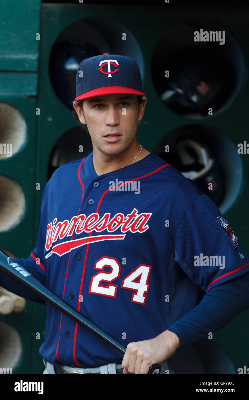 May 18, 2011; Oakland, CA, USA; Minnesota Twins shortstop Trevor ...