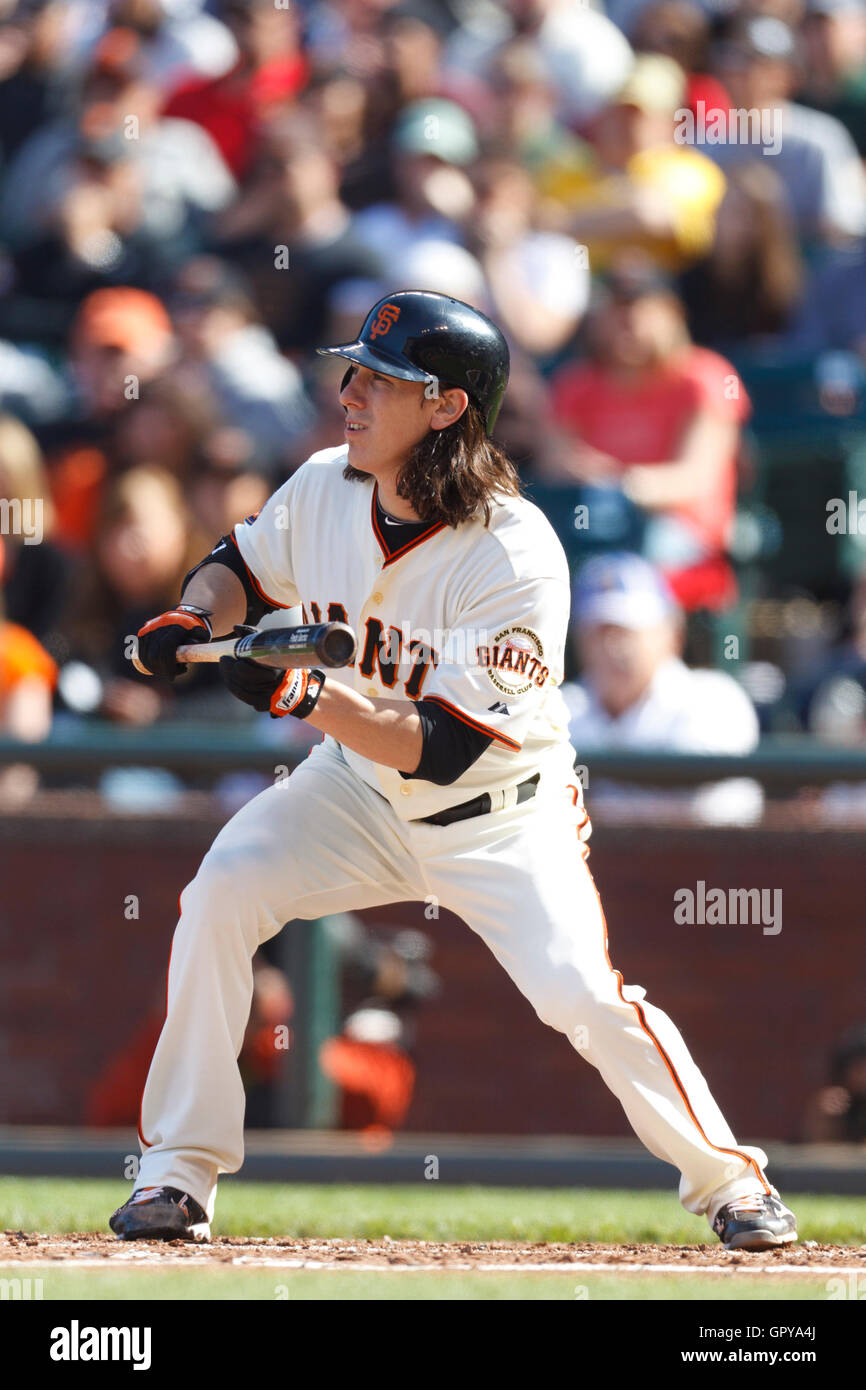 May 21, 2011; San Francisco, CA, USA; San Francisco Giants starting ...