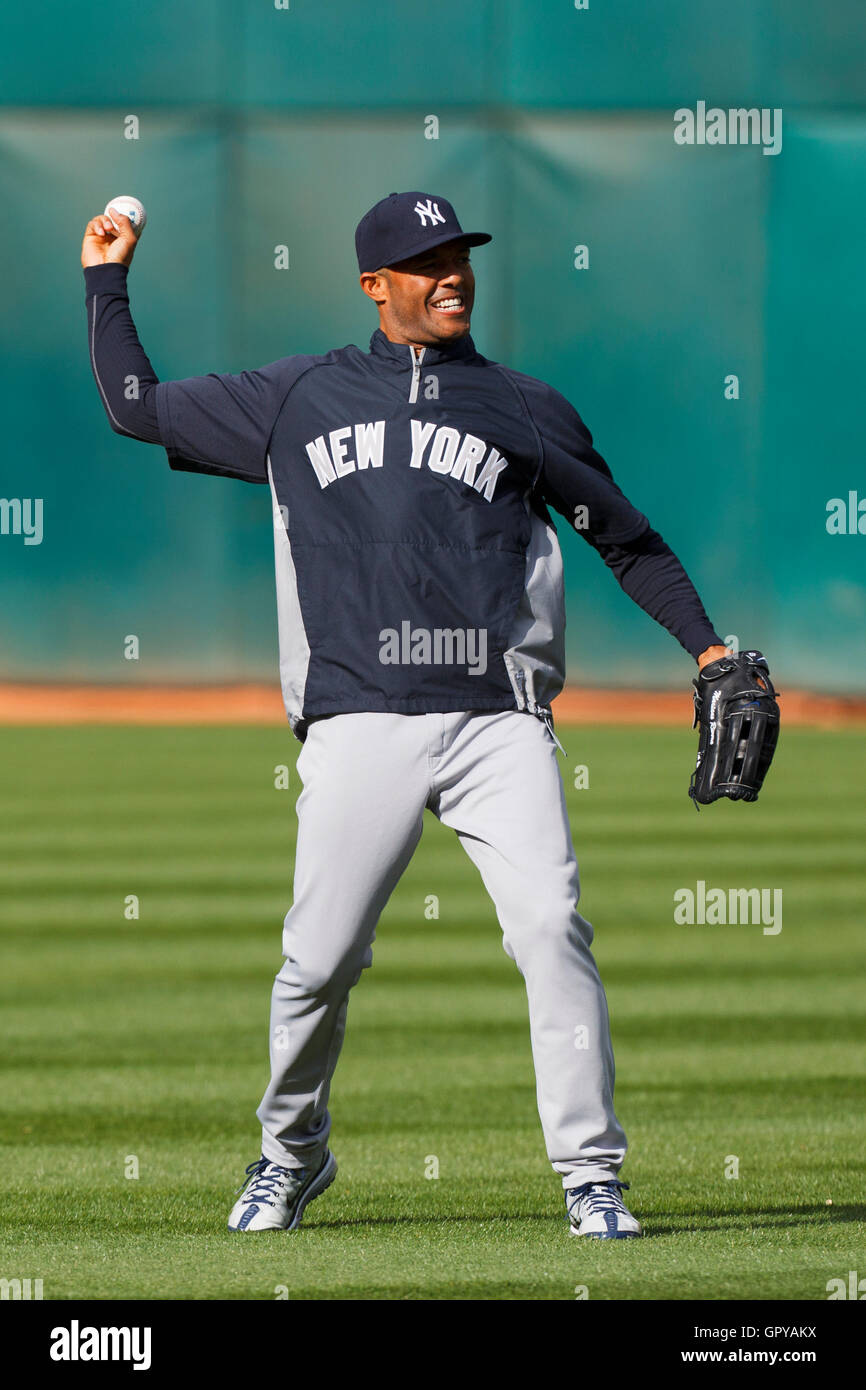 May 31, 2011; Oakland, CA, USA; New York Yankees relief pitcher Mariano ...