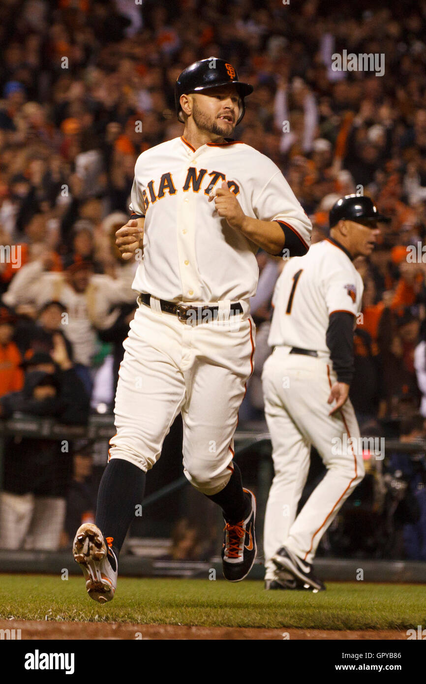 June 6, 2011; San Francisco, CA, USA; San Francisco Giants left fielder ...
