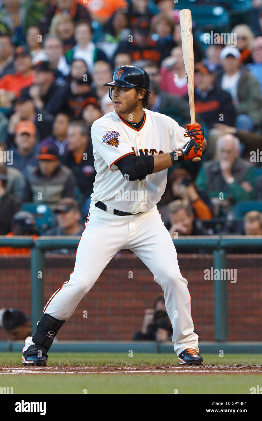 June 7, 2011; San Francisco, CA, USA; San Francisco Giants shortstop ...