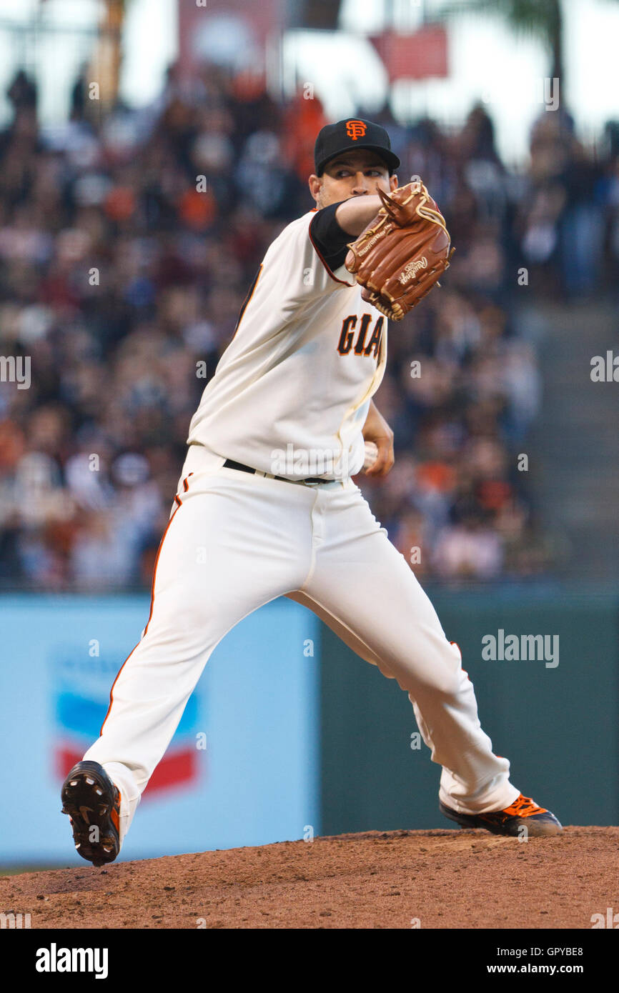 June 7, 2011; San Francisco, CA, USA; San Francisco Giants starting ...