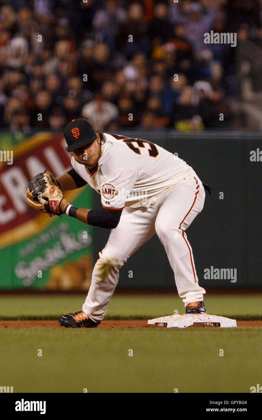 June 7, 2011; San Francisco, CA, USA; San Francisco Giants shortstop ...