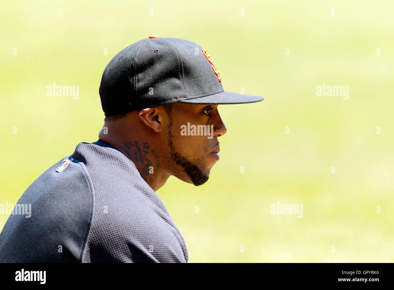 June 12, 2011; San Francisco, CA, USA; San Francisco Giants center ...