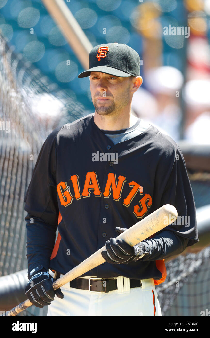 June 12, 2011; San Francisco, CA, USA; San Francisco Giants catcher ...