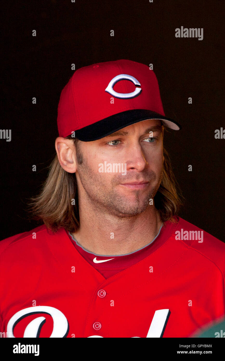 June 12, 2011; San Francisco, CA, USA; Cincinnati Reds starting pitcher ...