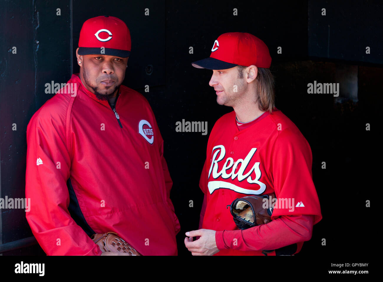 June 12, 2011; San Francisco, CA, USA; Cincinnati Reds starting pitcher ...