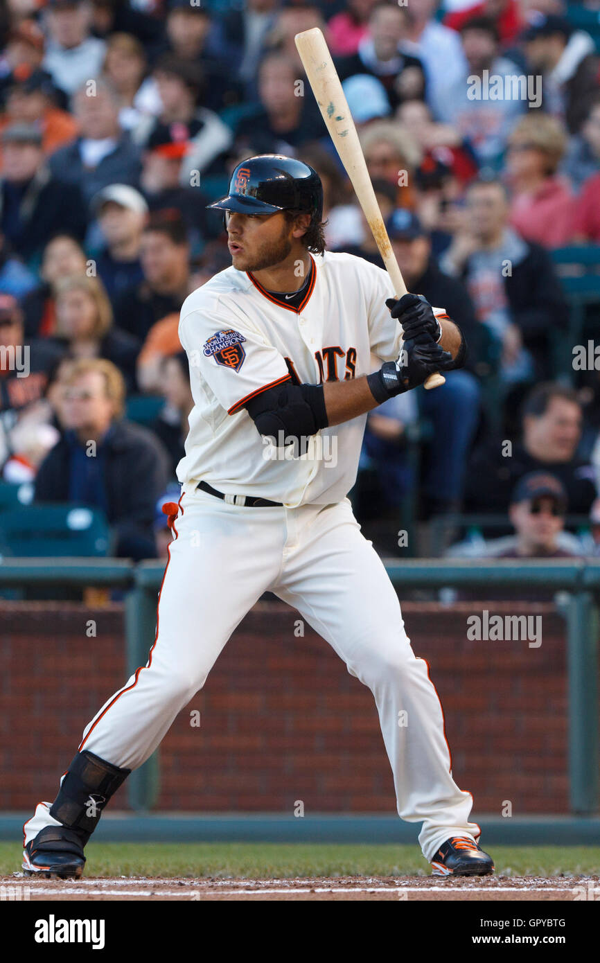 June 12, 2011; San Francisco, CA, USA; San Francisco Giants shortstop ...