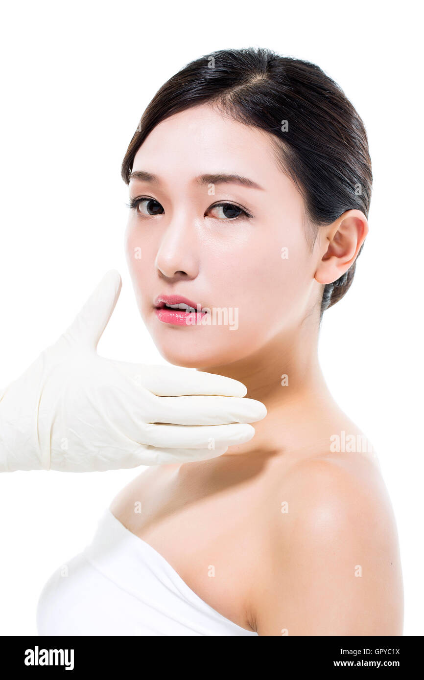 Doctor consultation woman surgery Cut Out Stock Images & Pictures - Alamy
