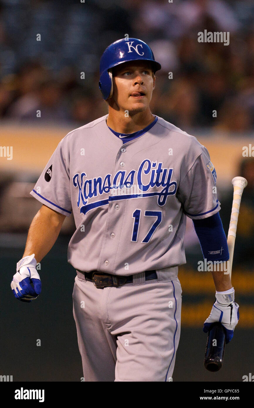 June 14, 2011; Oakland, CA, USA; Kansas City Royals second baseman ...