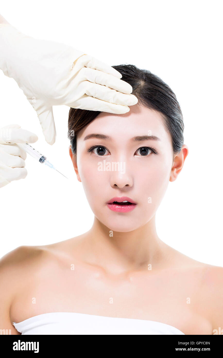 Plastic surgery cosmetic botox injection hi-res stock photography and ...