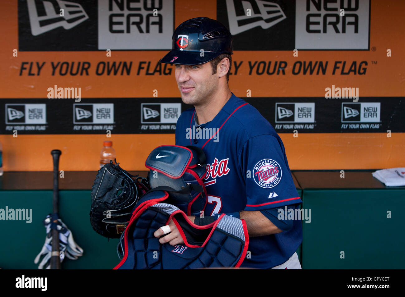 Joe mauer minnesota twins hi-res stock photography and images - Alamy