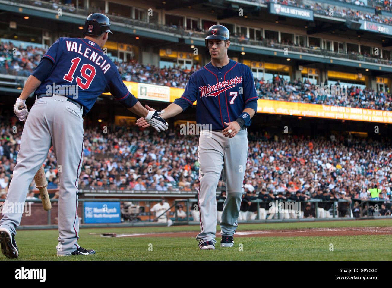 Minnesota twins catcher joe mauer hi-res stock photography and images ...