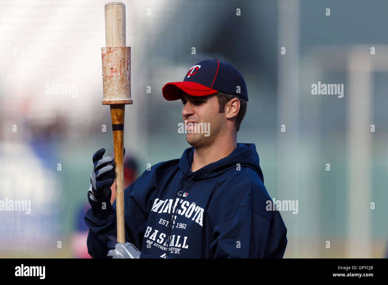 Joe Mauer Batting Practice