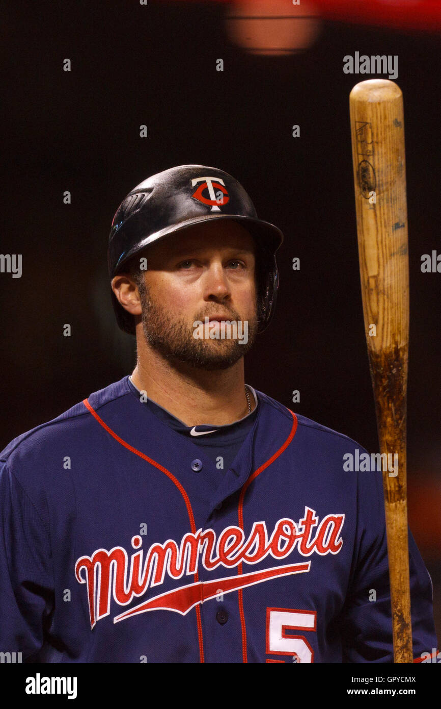 June 22, 2011; San Francisco, CA, USA; Minnesota Twins right fielder ...