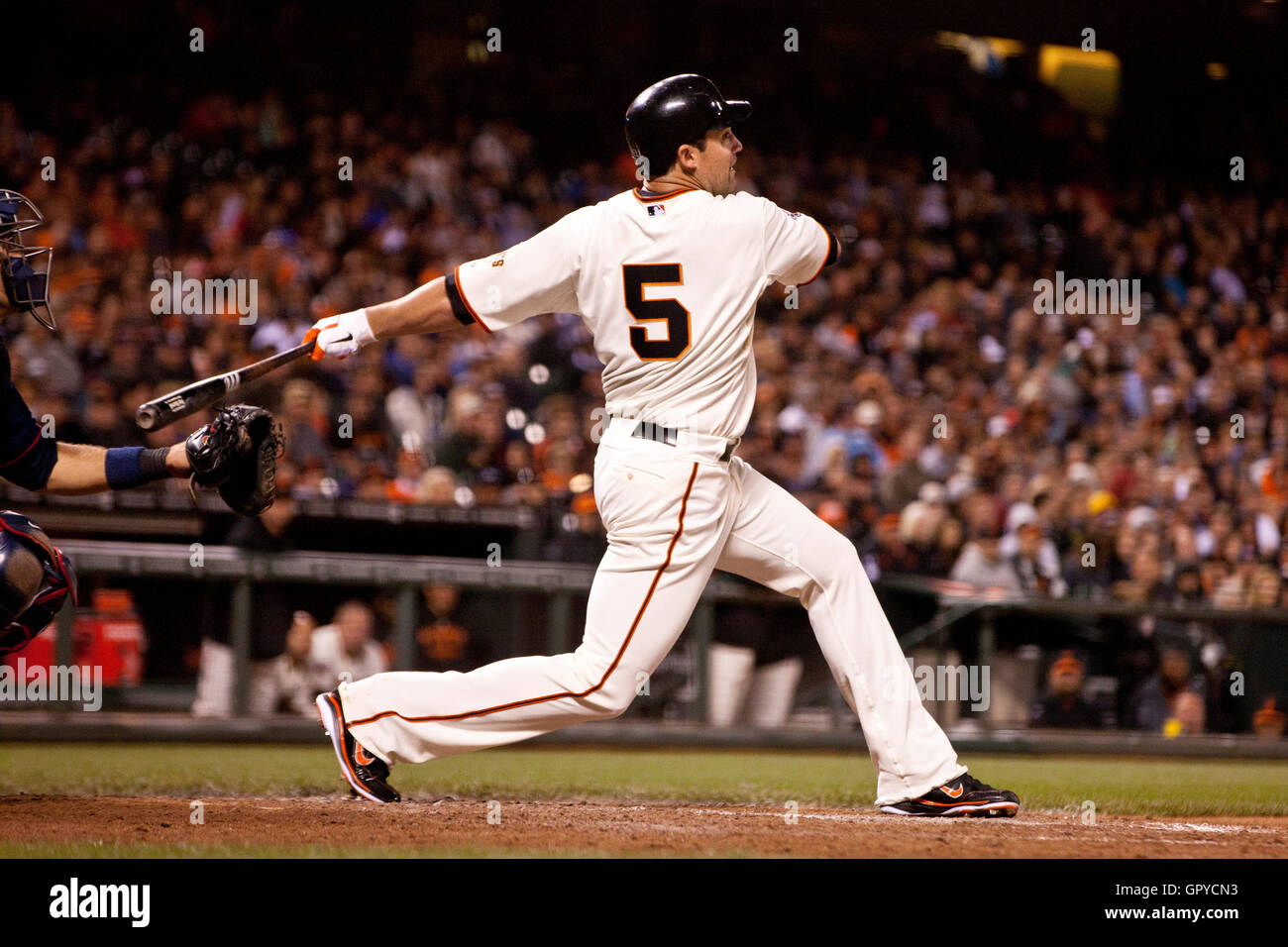 June 22, 2011; San Francisco, CA, USA; San Francisco Giants left ...