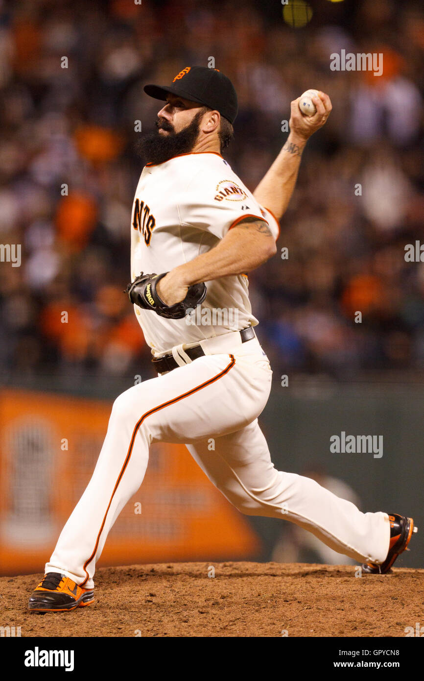 June 22, 2011; San Francisco, CA, USA; San Francisco Giants relief ...