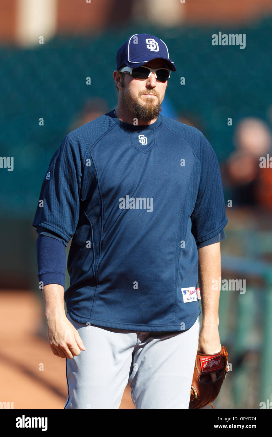 July 6, 2011; San Francisco, CA, USA; San Diego Padres relief pitcher ...