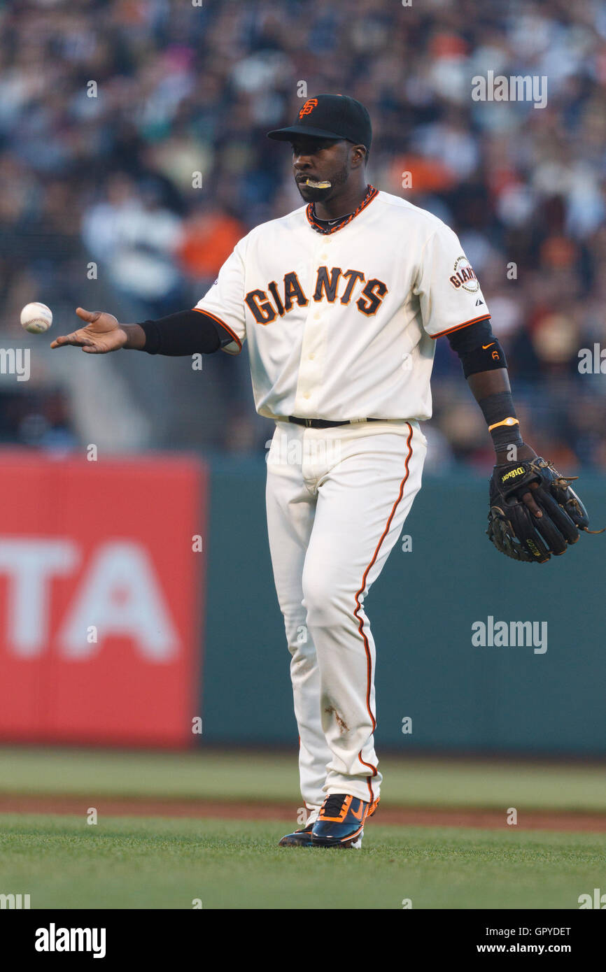 July 7, 2011; San Francisco, CA, USA; San Francisco Giants second ...